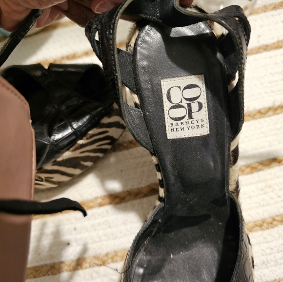 Barneys New York CO-OP | Shoes | Zebra Platform Sandals Barneys | Poshmark
